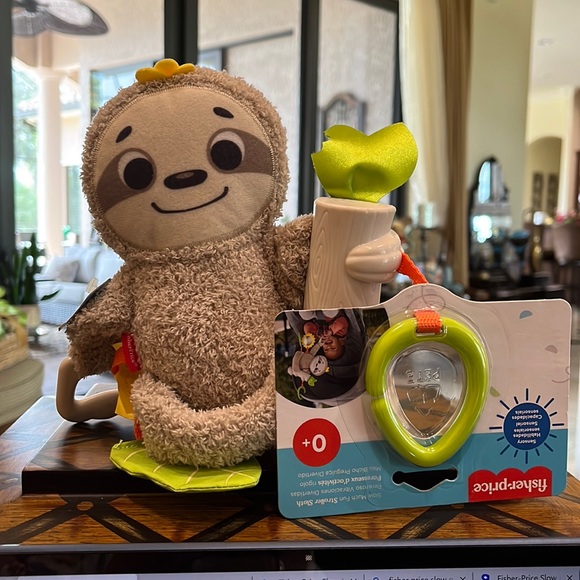 Fisher-Price | Toys | Fisher Price Stroller Sloth Baby Toy | Poshmark